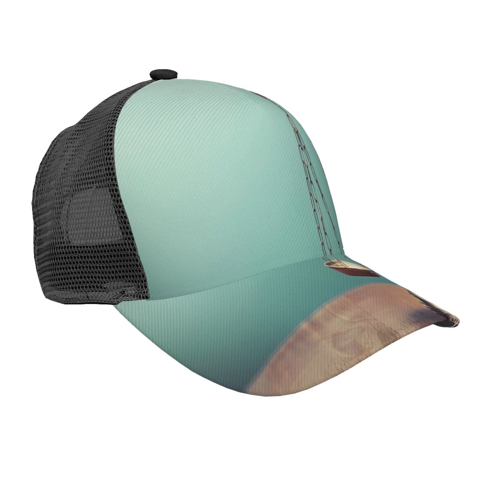Horeoi Vintage Brass Balance Scale Pattern Baseball Cap, Retro ...