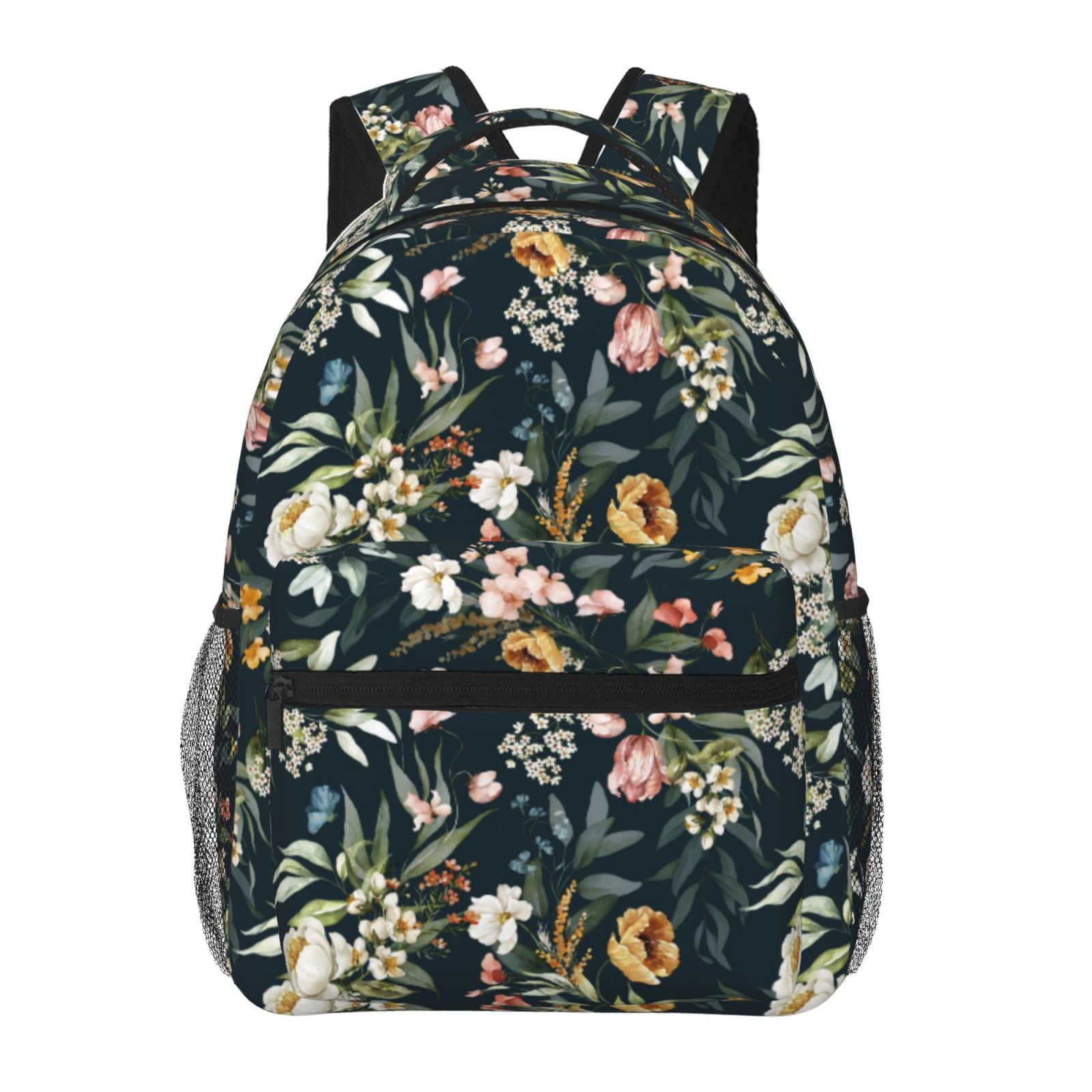 Horeoi Watercolor Floral Print Eco-Friendly Lightweight Student ...