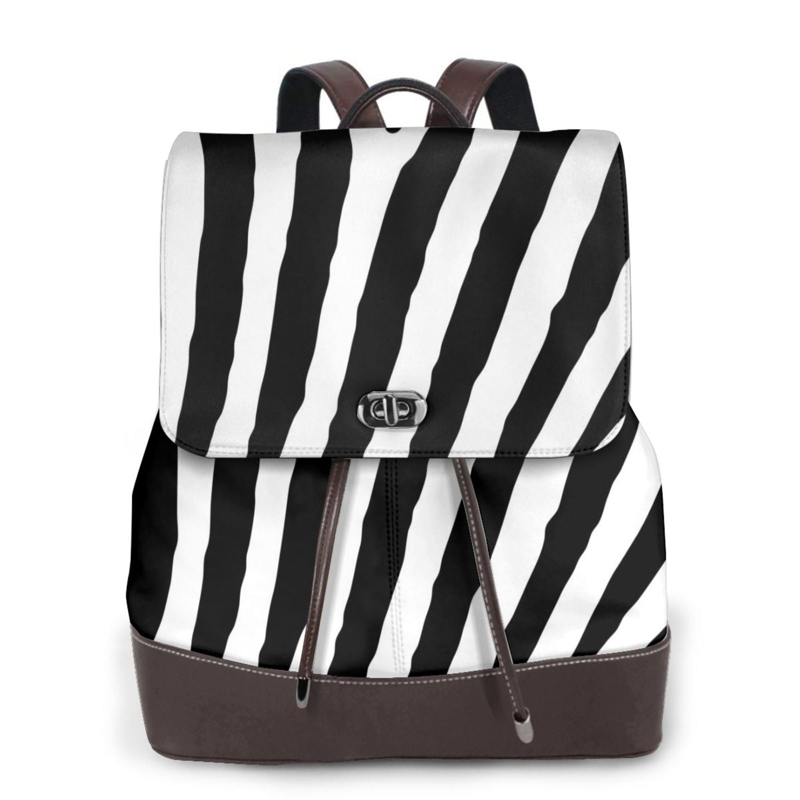 Horeoi Zebra for Womens Leather Backpack for School Travel Work or ...
