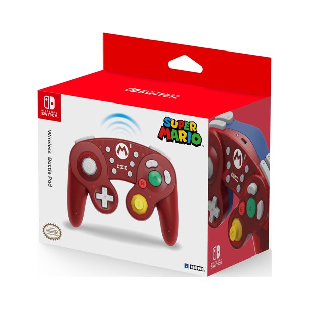 Hori - Red, Super Mario Edition, Nintendo Switch, Wireless Video Game ...