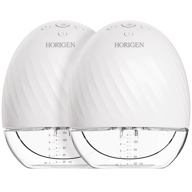 Horigen 2267A Double White Electric Wearable Breast Pump Lower Noise ...