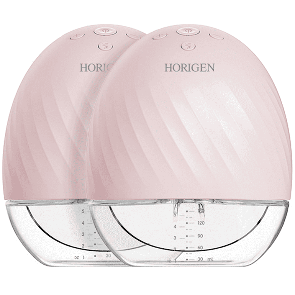 Horigen Breast Pump 2267A Double Pink Electric Wearable Breast Pump ...