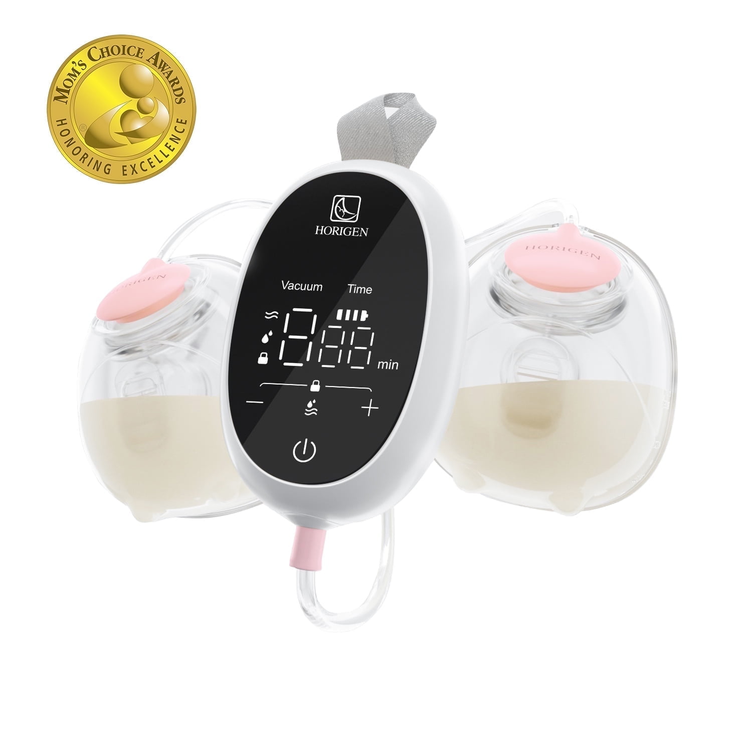 Free Shipping! Horigen D6 Pink Electric Wearable Breast Pump Silent ...