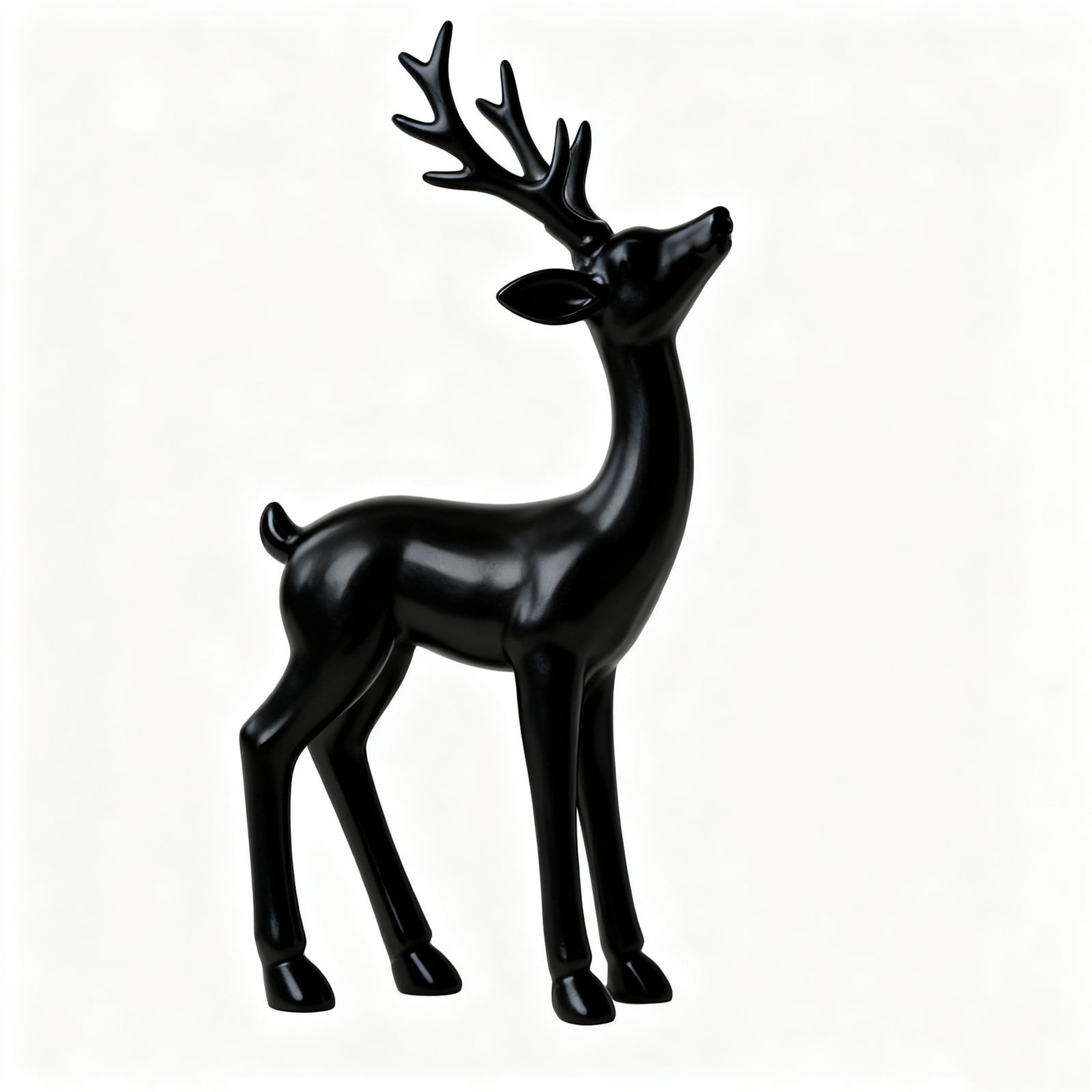 Horivan 2 Packs Antique Metal Deer Statue Outdoor Decor Rust Resistant ...