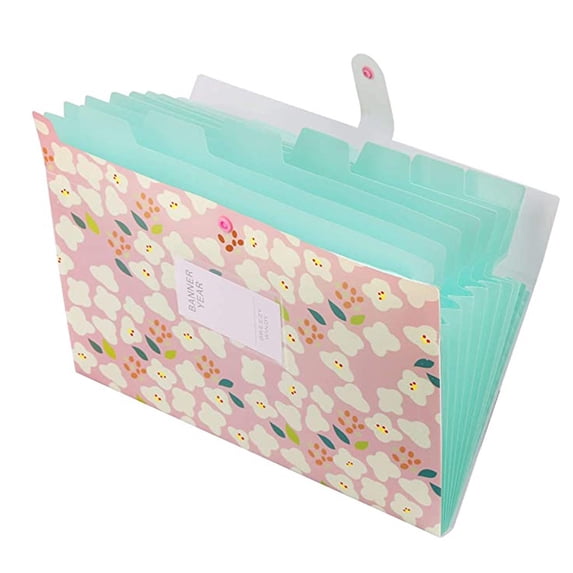 Horivan 4 Counts A4 8 Pocket Expanding File Organizer with Labels ...