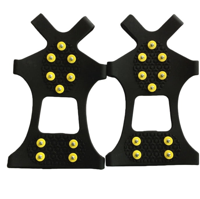 Horivan Anti-Slip Walk Traction Cleats Snow Shoe Spikes, 11-Tooth ...
