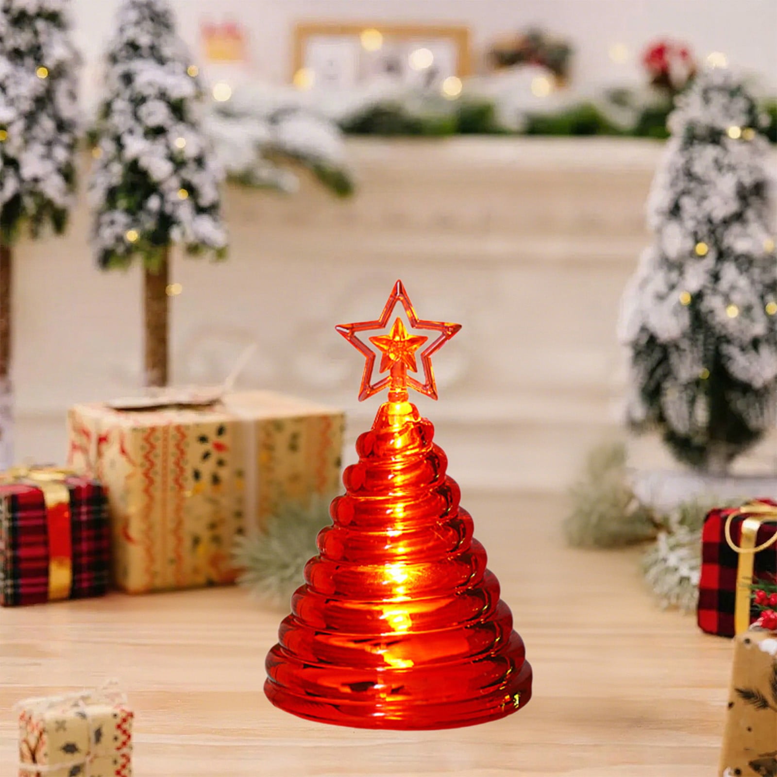 Horivan Vibrant LED Christmas Tree Candle Light Ornament Battery ...