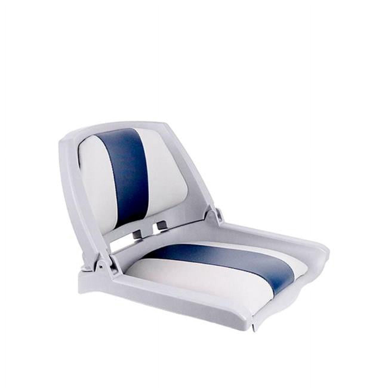 Horizon 1010-ABD 15.75 in. Folding Back Boat Seat with Replaceable ...
