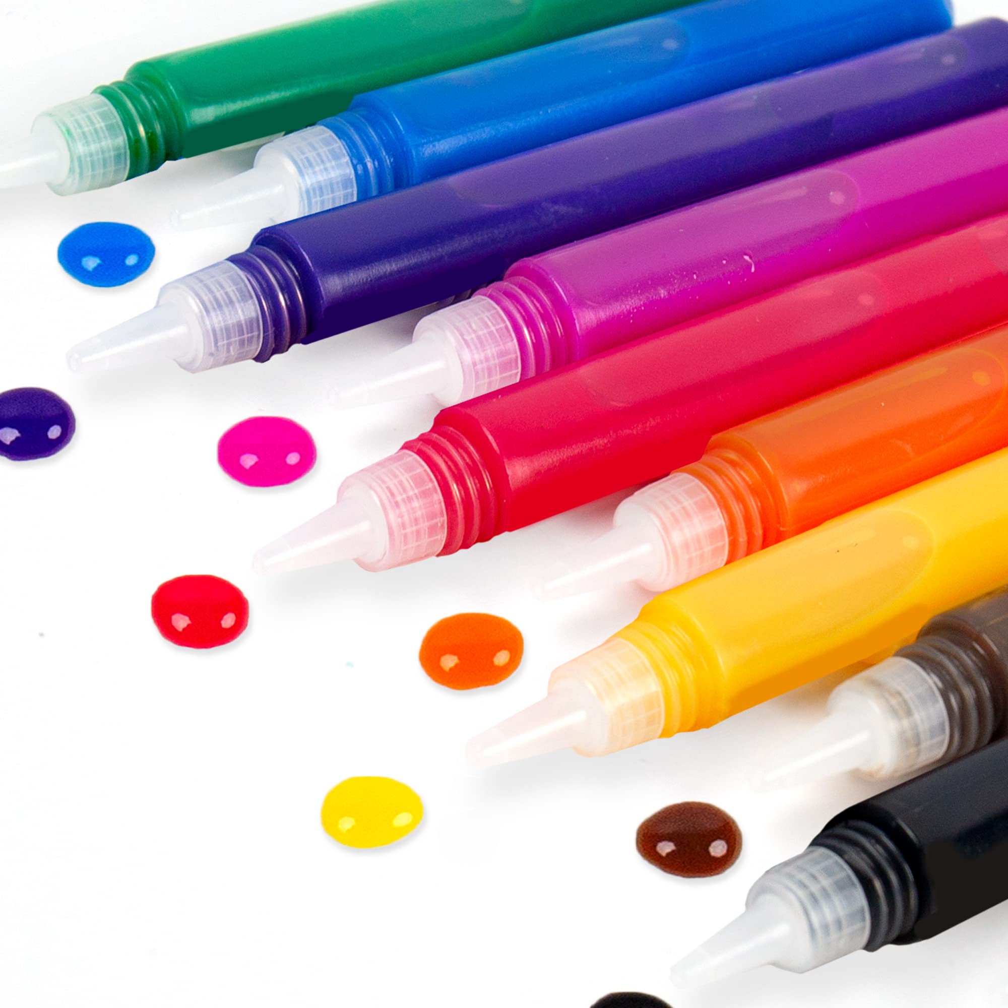 Horizon Group USA 10-Pack of Suncatcher Paint Pens, 10ML Each, 10 ...