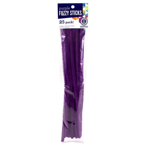 Horizon Group USA Jumbo Purple Fuzzy Stick, 25 Count - Walmart.com