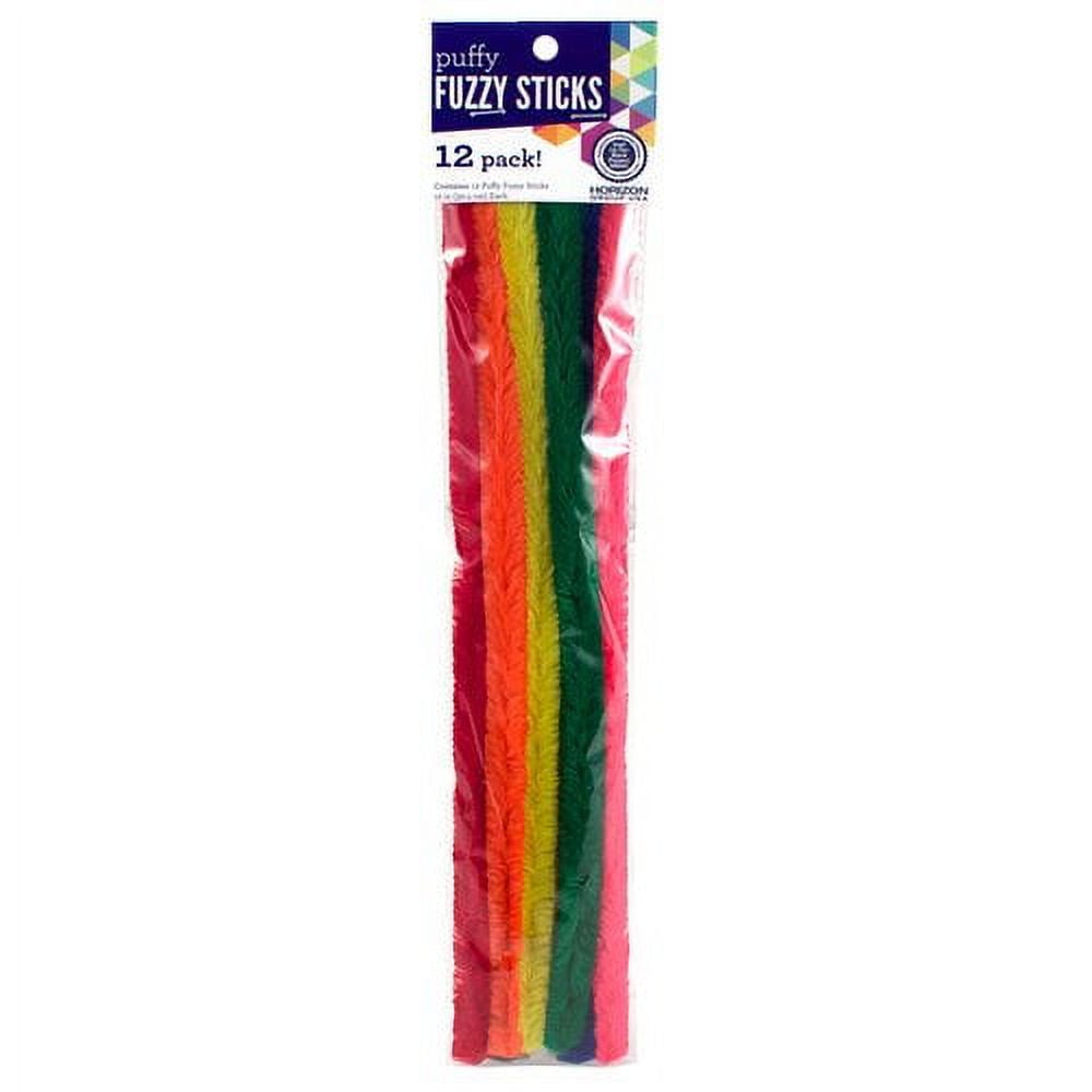 Horizon Group USA Puffy Fuzzy Sticks , 12 Piece - Walmart.com