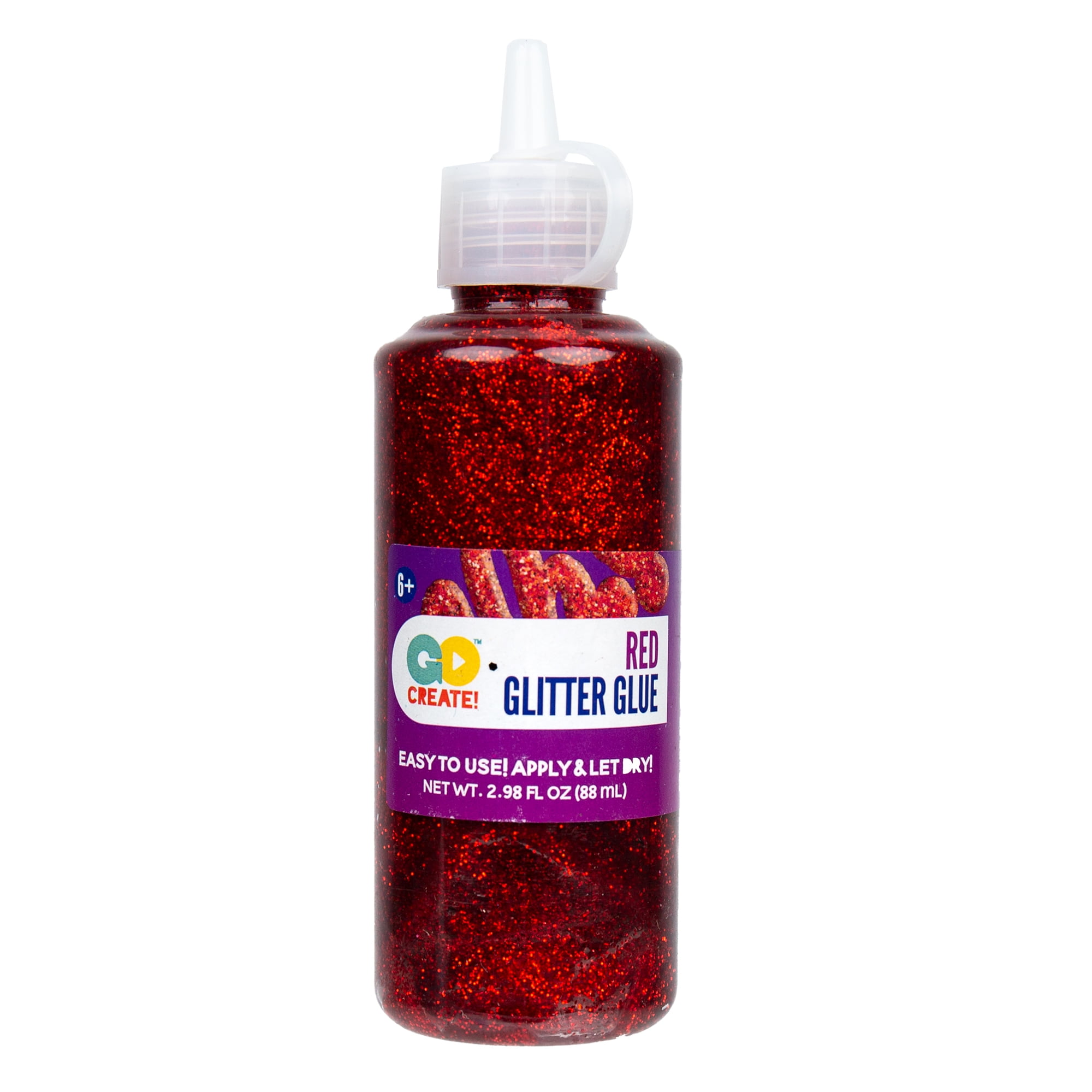 Horizon Group USA Red Glitter Glue Tube, 2.98 Oz. - Walmart.com