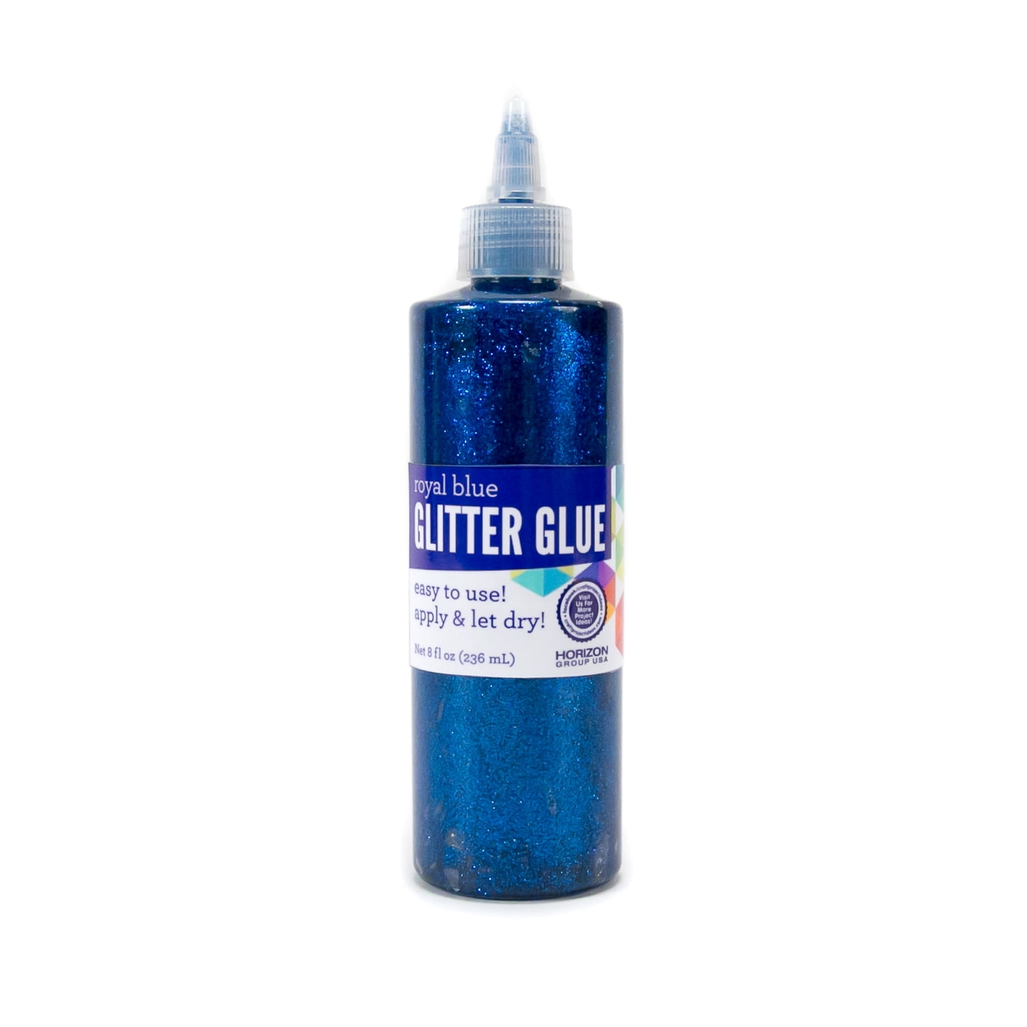 Horizon Group USA Royal Blue Glitter Glue, 8 Oz. - Walmart.com