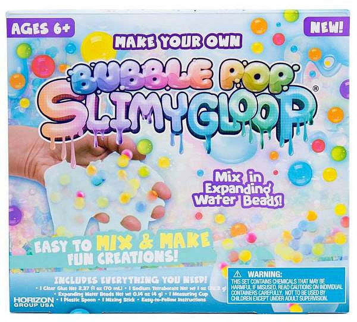 Horizon Group USA SLIMYGLOOP Bubble Pop Kit - Walmart.com