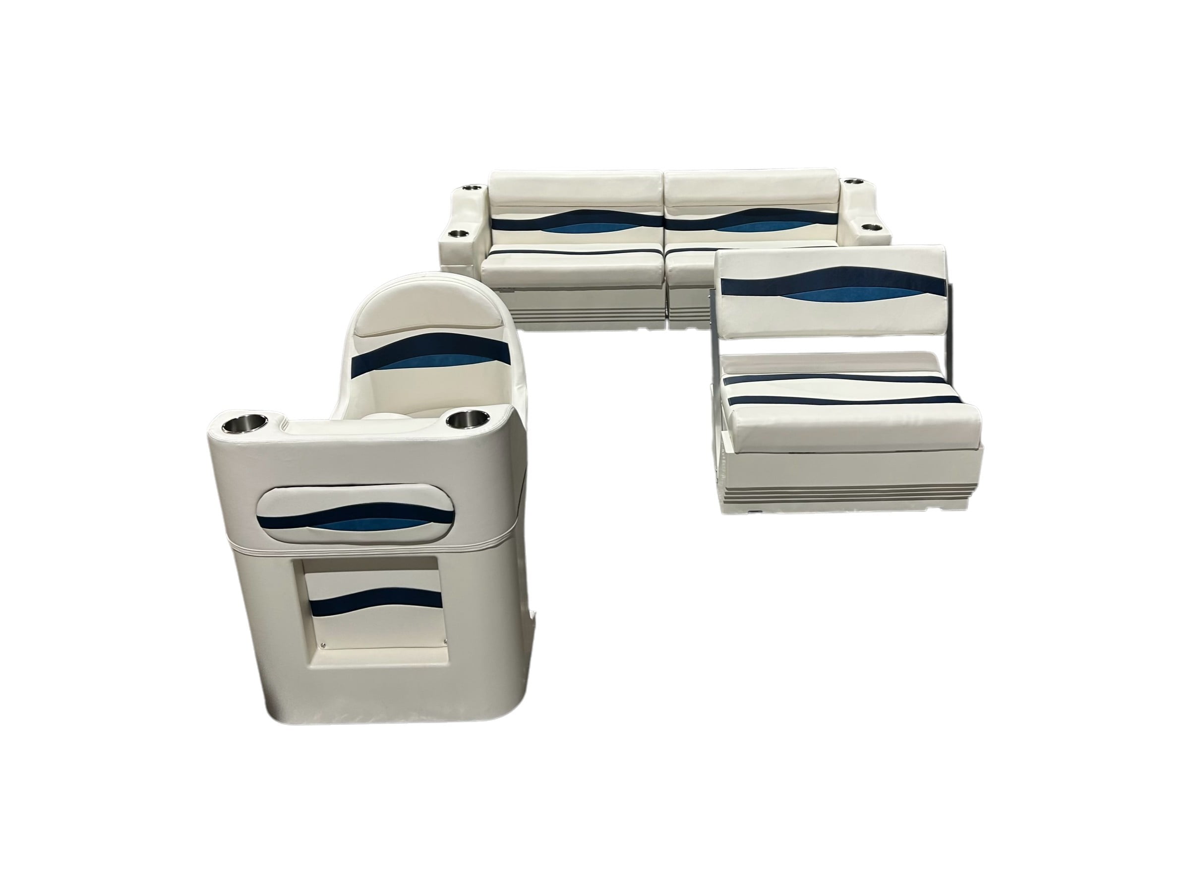 Horizon Manufacturing Elite Pontoon Furniture Set 10 PC Elite 013 ...