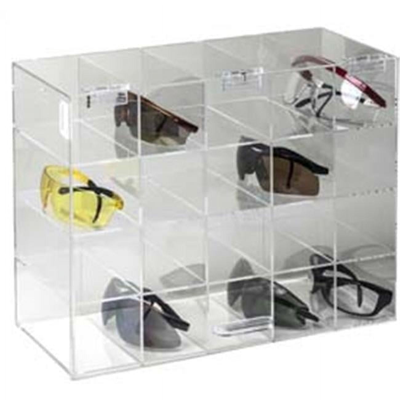 Horizon Mfg. Safety Glass Holder With Door 5203 Holds 20 Glasses 6-3/4 ...