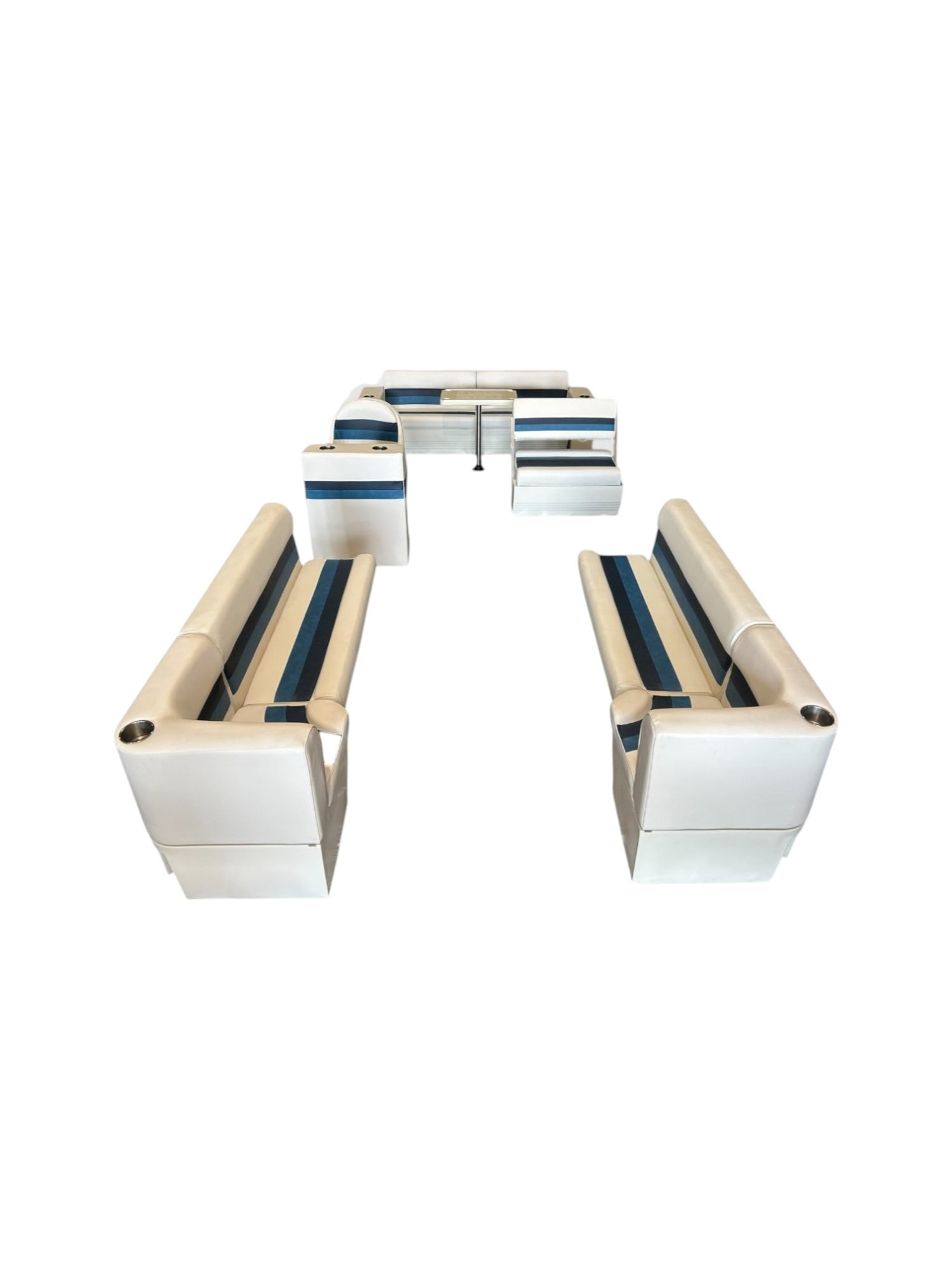 Horizon Manufacturing Premium Pontoon Furniture Set 21 PC Premium 017 ...