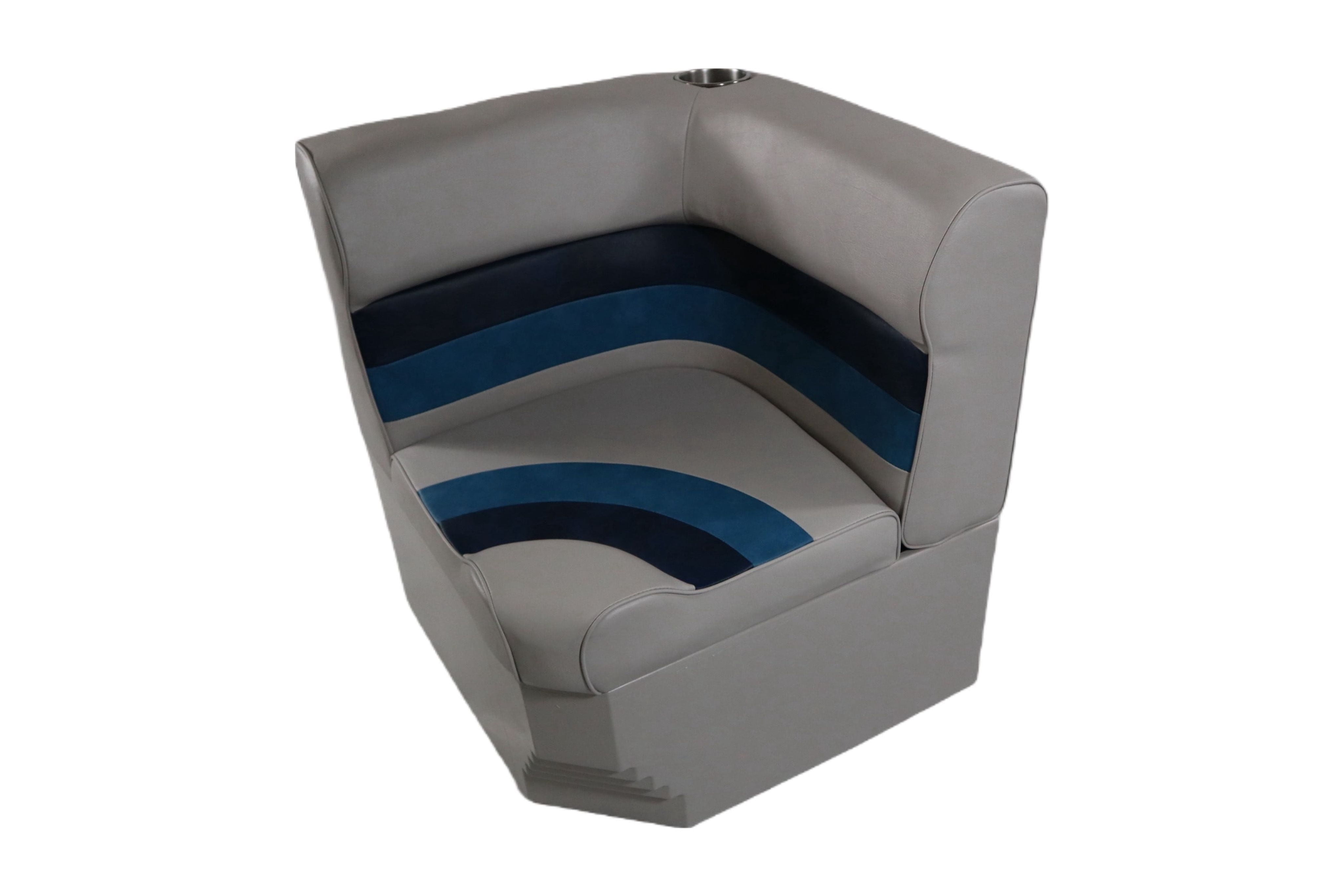 Horizon Manufacturing Premium Series Pontoon Radius Corner Cushion Set ...