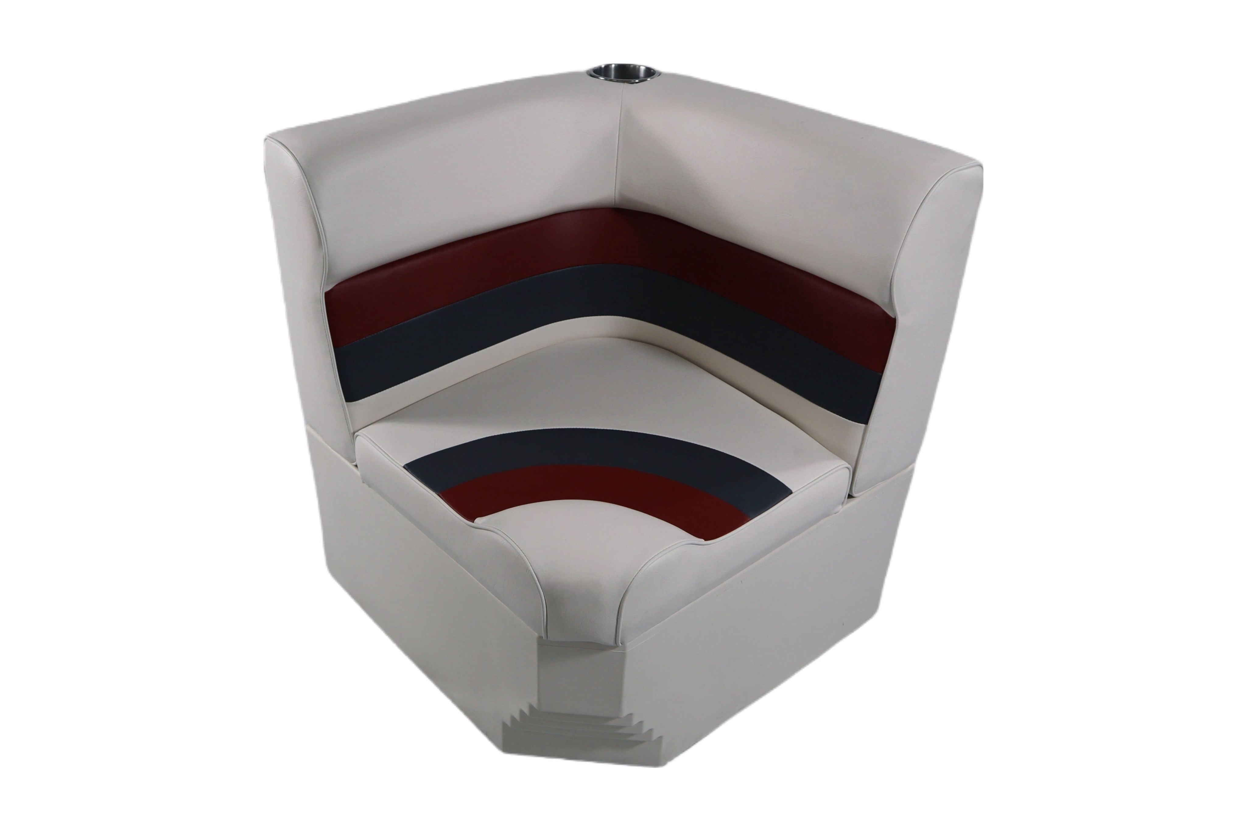 Horizon Manufacturing Premium Series Pontoon Radius Corner Cushion Set ...