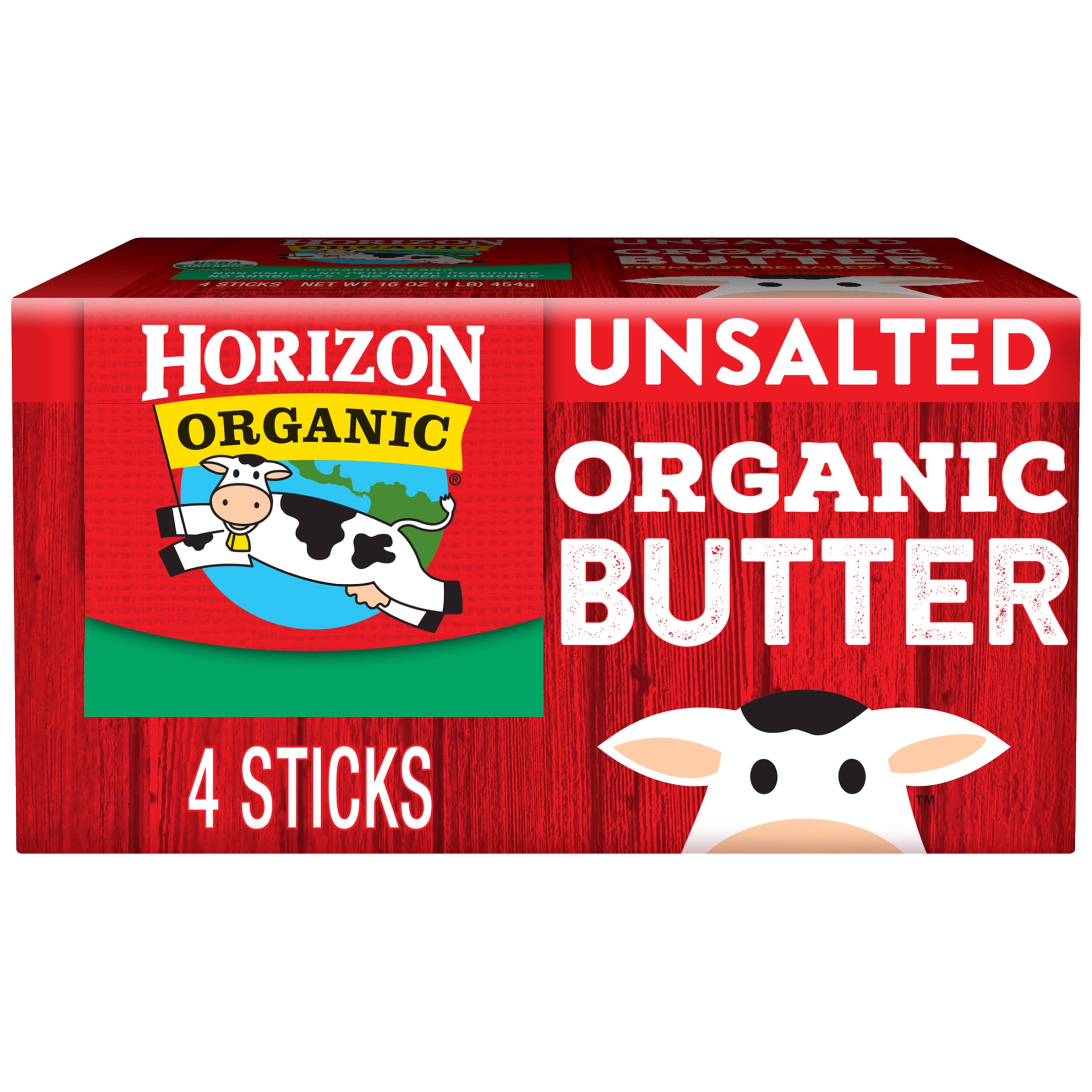 Horizon Organic Unsalted Butter, 16 oz., 4 Sticks - Walmart.com