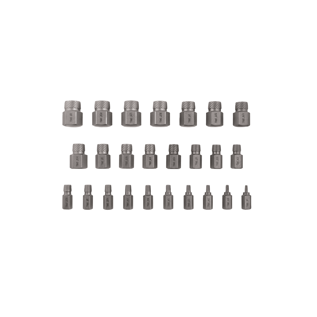 Horizon Tool 25 Piece Multi-Spline Screw Extractor Set - Walmart.com