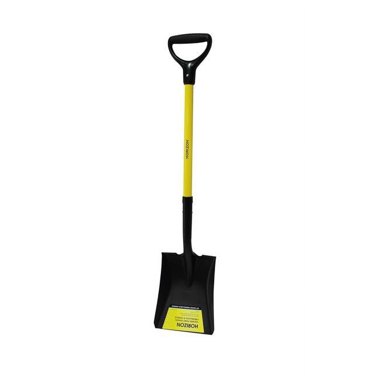 Horizon Tools HT-52911 44 x 9 x 4 in. 16 gauge Square Point Shovel with ...