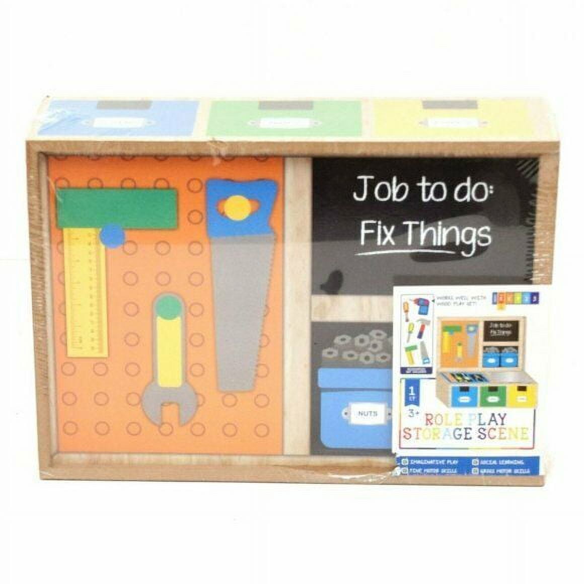 Horizon Wooden Role Play Tool Box Storage Scene Pre-K and Up - Walmart.com
