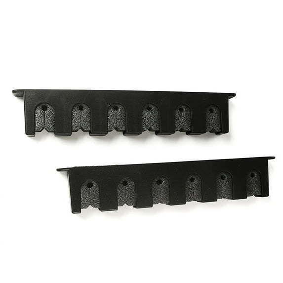 Horizontal 1 Pair Horizontal Fishing Rod Rack Wall-mounted Fishing Pole ...