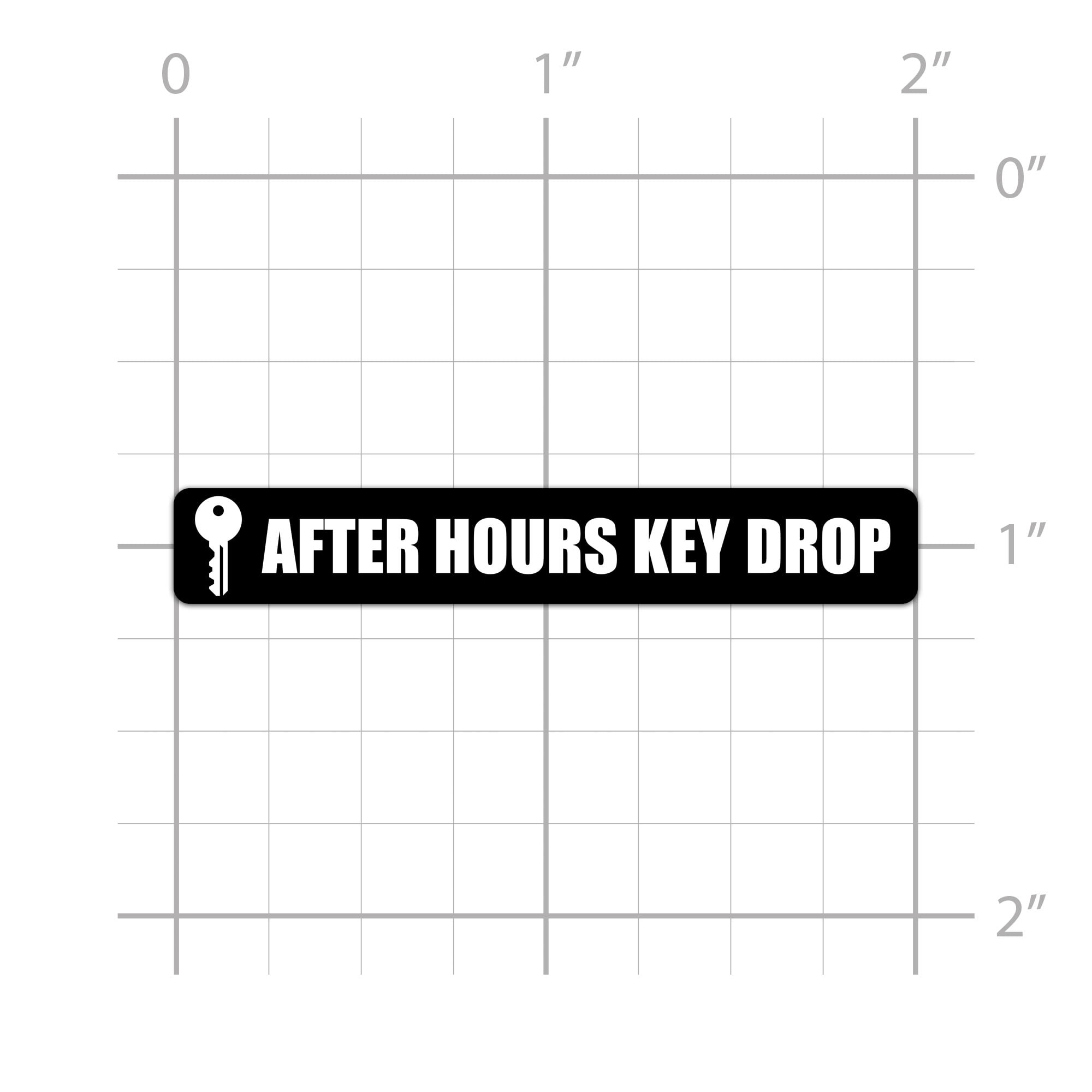 Horizontal After Hours Key Drop Sticker for water bottle phone tumbler ...