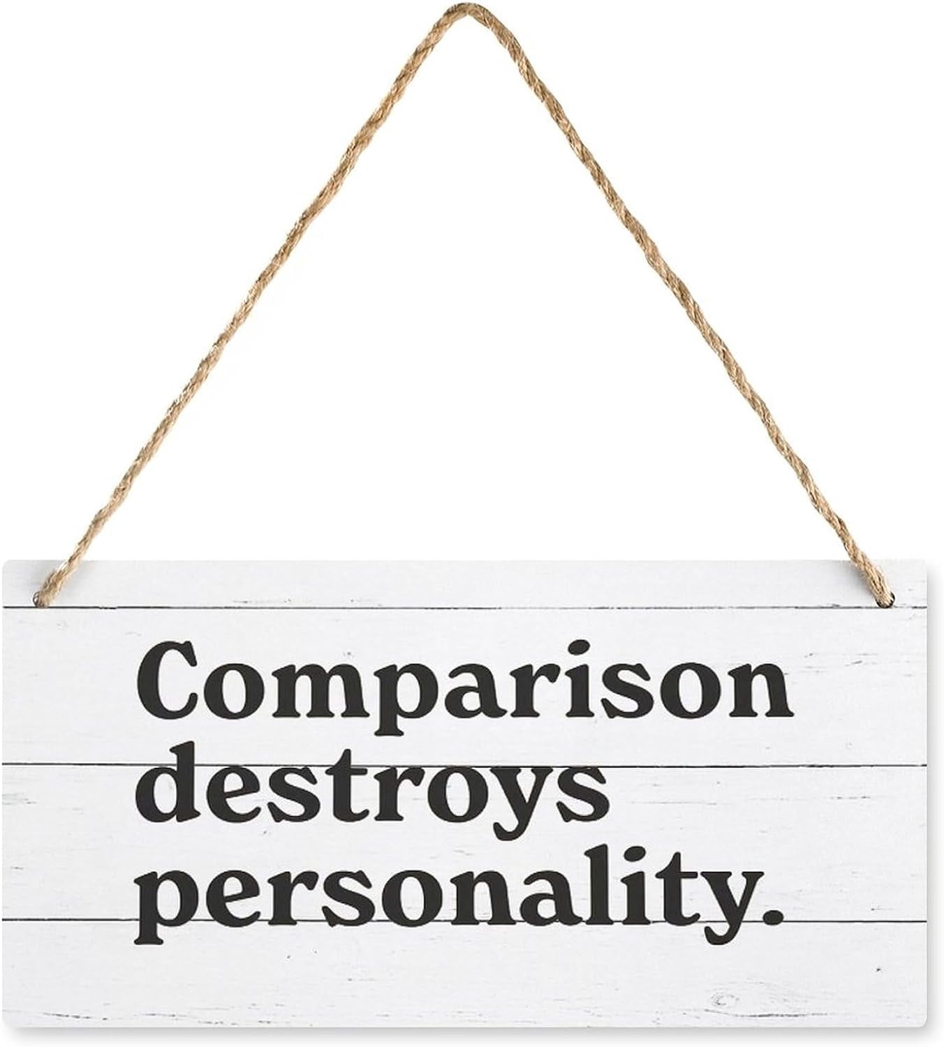 Horizontal Art Print Comparison Destroys Personality Funny signs ...