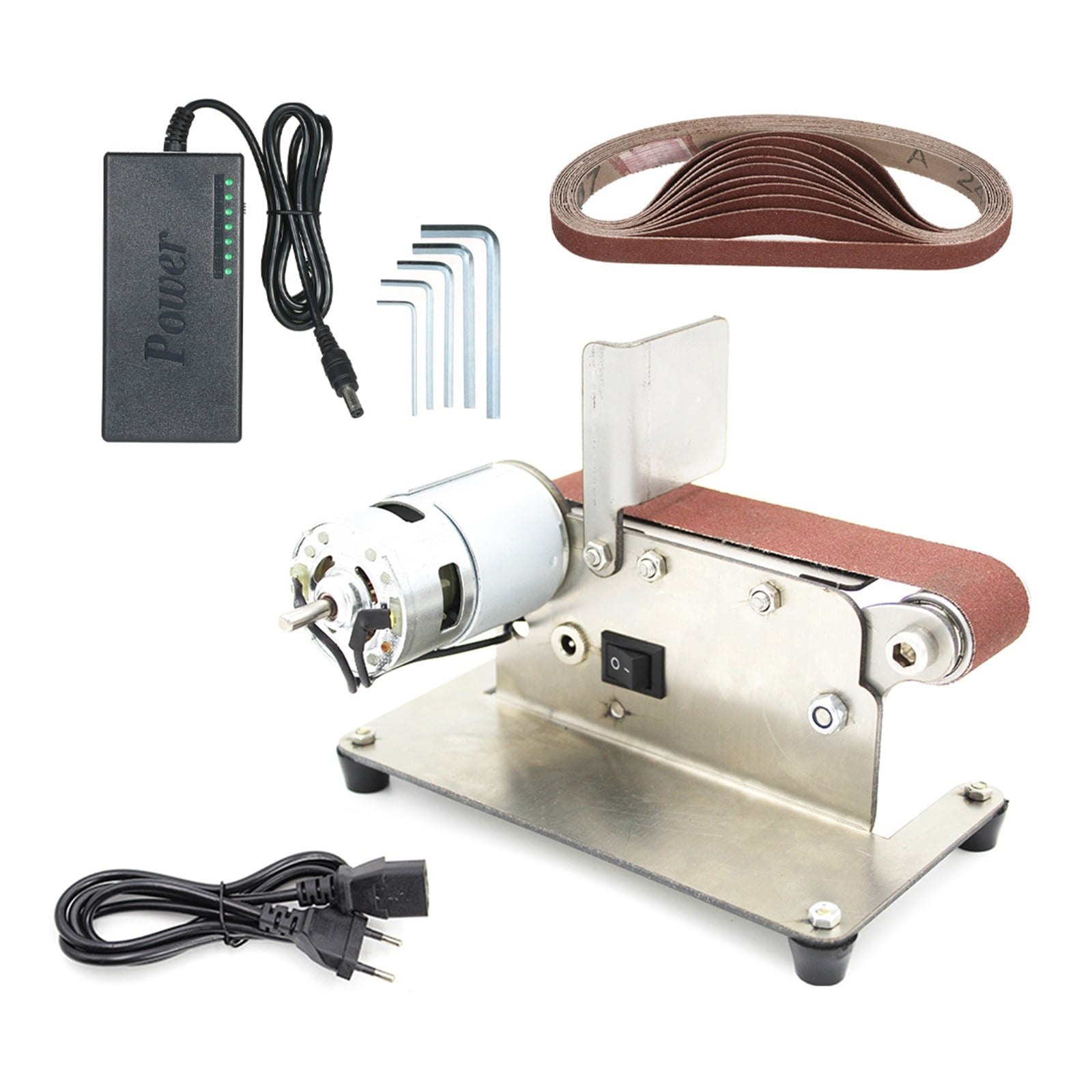 Horizontal Belt Sander Mini Electric Belt Grinding Sander ...