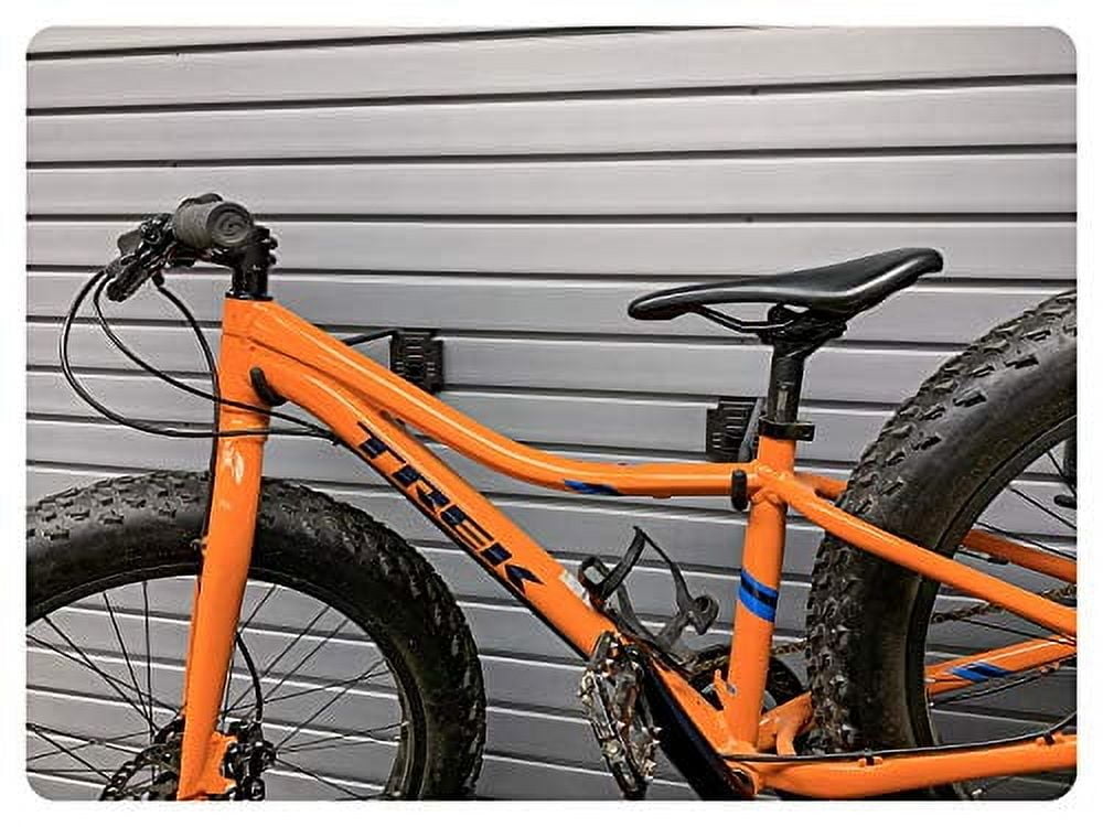 Horizontal Bike Hooks with Locking Brackets for Bike Storage on Garage ...