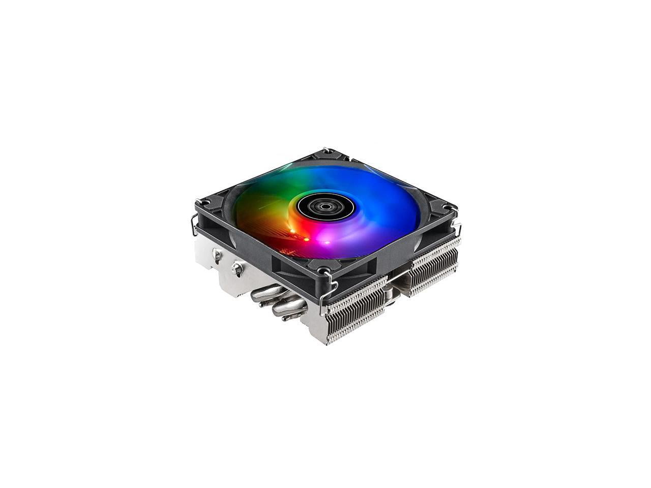 Horizontal CPU cooler with 4 heat-pipes and 92mm PWM ARGB fan - Walmart.com