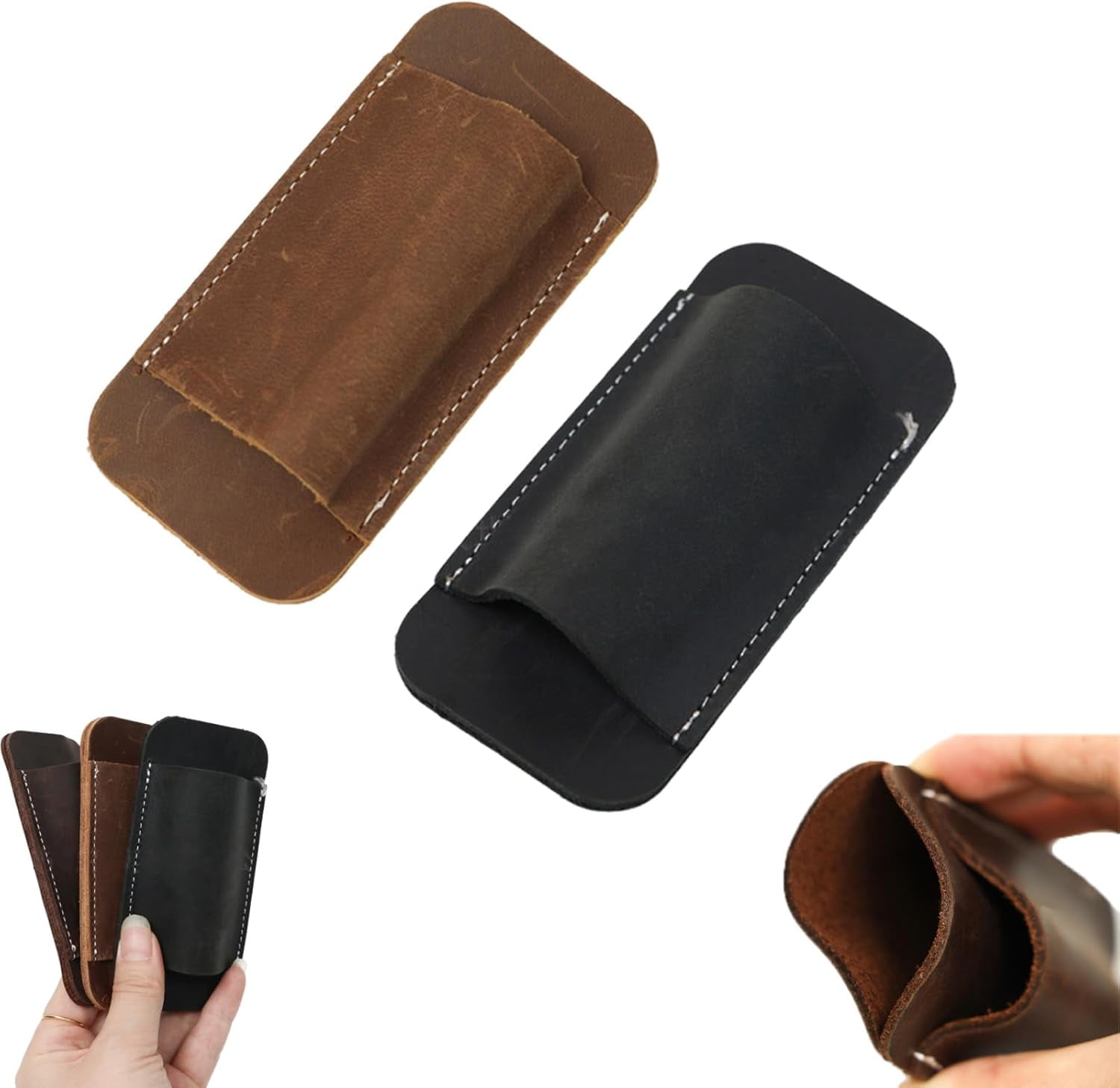 Horizontal Carry Knife, Retro Belt Carrying Leather Knife Scabbard ...