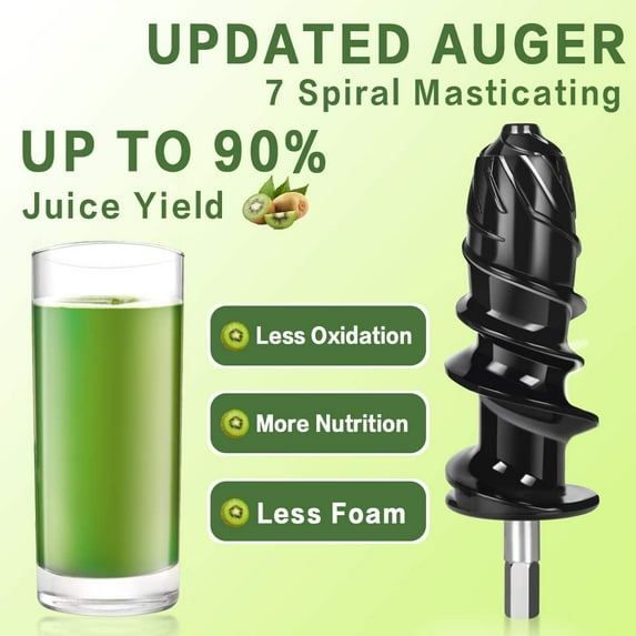 Horizontal Cold Press Juicer, Two Speed Adjustments, Slow Masticating ...