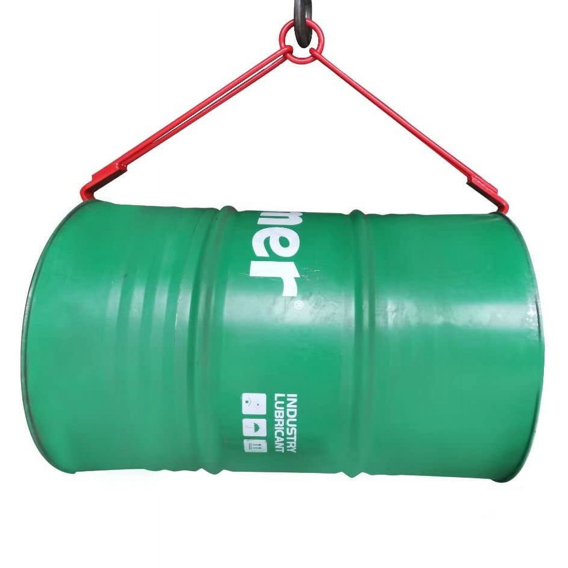 Horizontal Drum Lifting Hook, 1100 lb. Cap, 55 Gal Drum Capacity, Pake ...