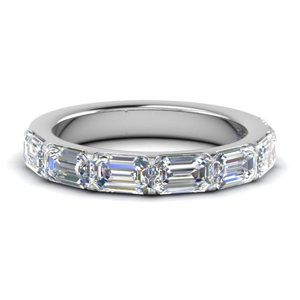 Horizontal Emerald Cut Diamond Band - Fascinating Diamonds - Walmart.com