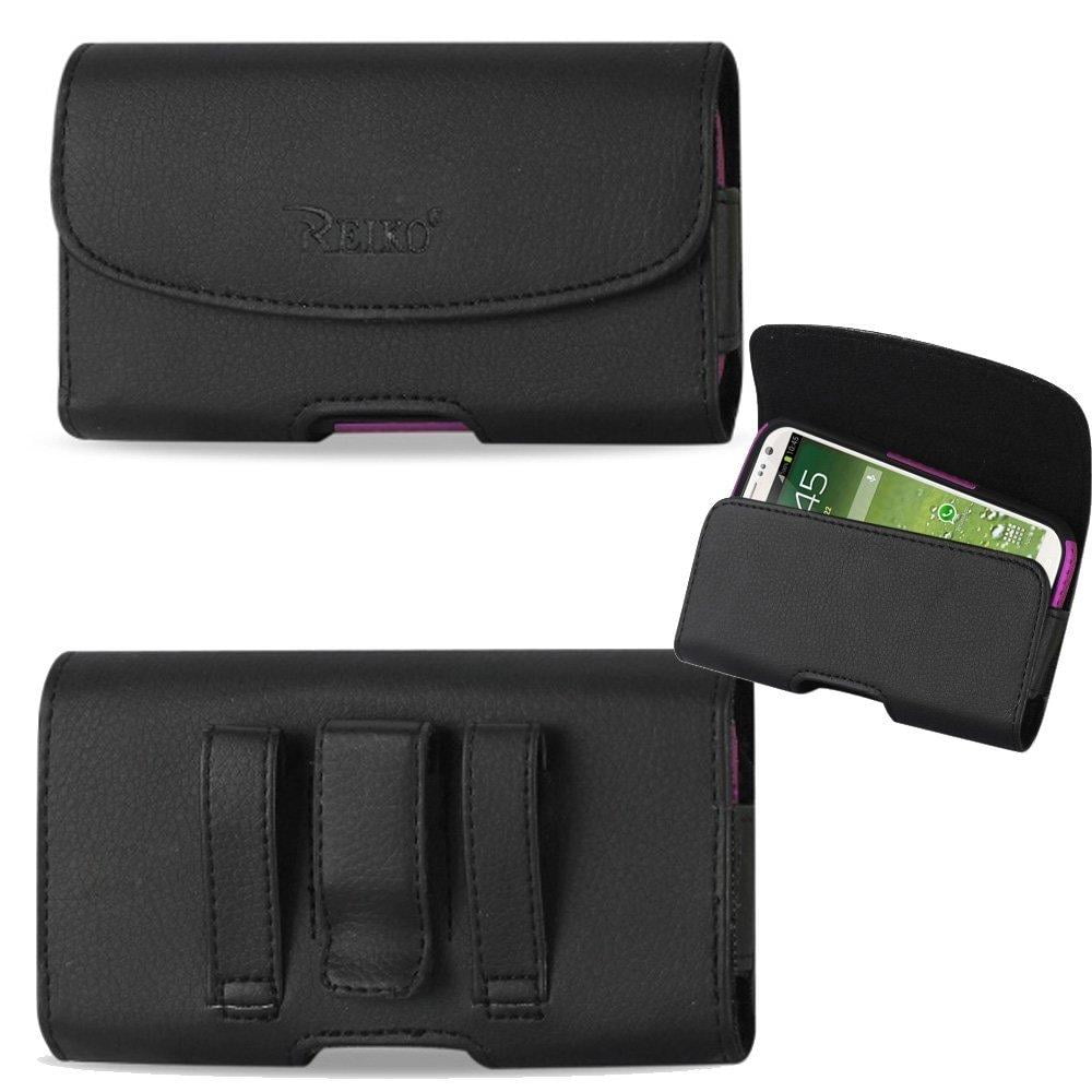 Horizontal Executive Leather Case with Magnetic closure with belt clip ...