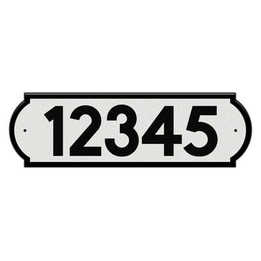 2 Pack Address Numbers for House Stickers, Customized Vertical 911 ...