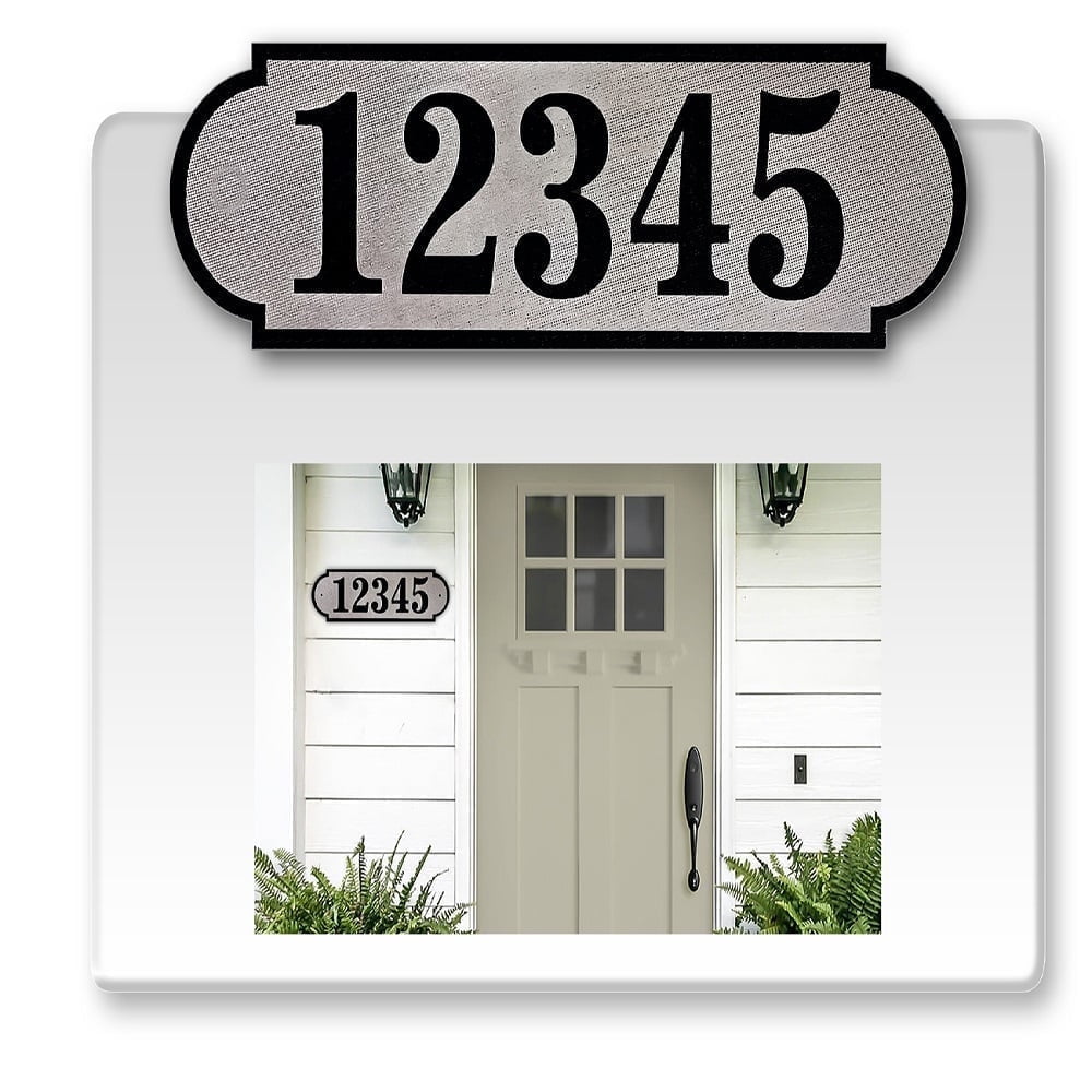 Custom Reflective Address Numbers, Self-Adhesive Decals for Home/Office ...