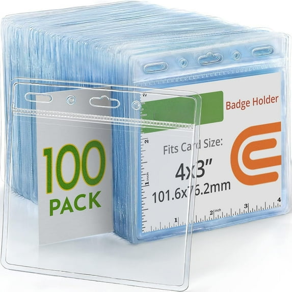 - Horizontal Flexible and Resistant Card Protector - Clear, 4x3 Inch ...