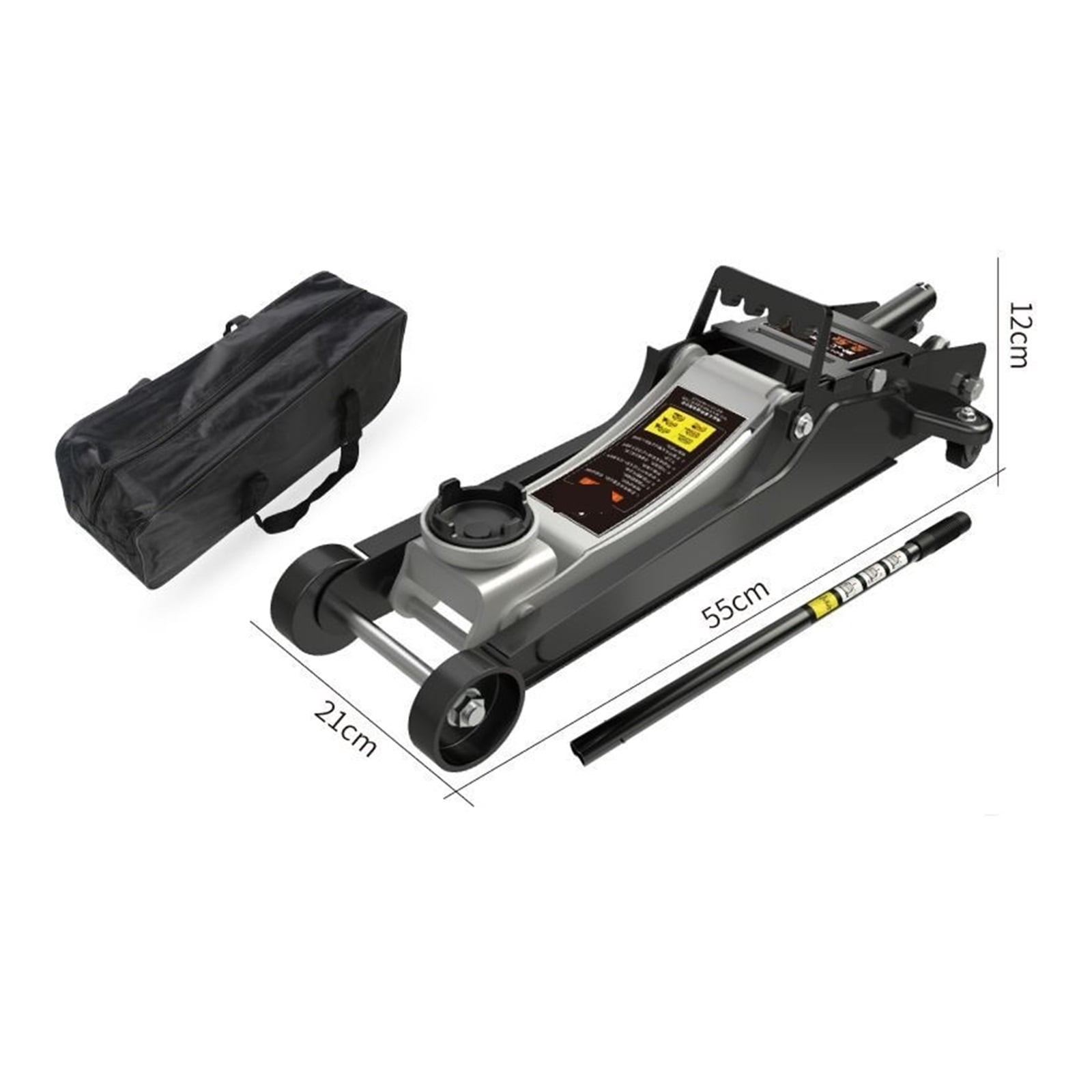 Horizontal Hydraulic Jack SUV Tire Changing Tool Car Oil Pressure 2T/2.5T National Standard ...