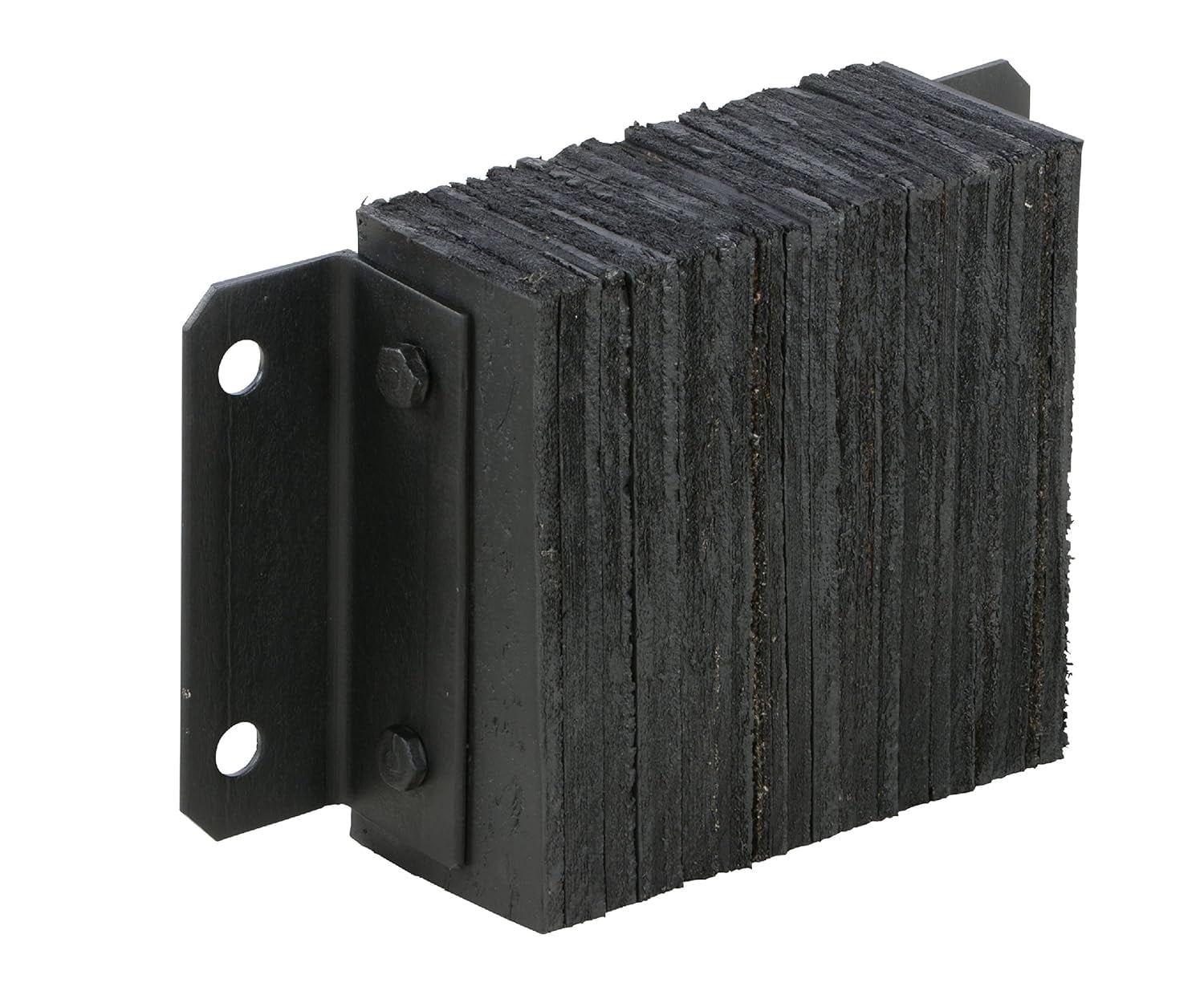 Horizontal Laminated Dock Bumper, Fabric Reinforced Rubber, Rectangular ...