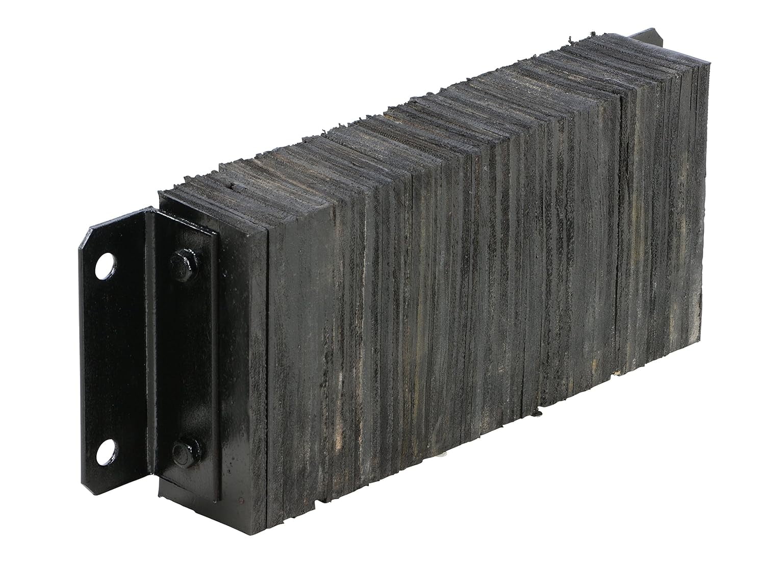 Horizontal Laminated Dock Bumper, Fabric Reinforced Rubber, Rectangular ...