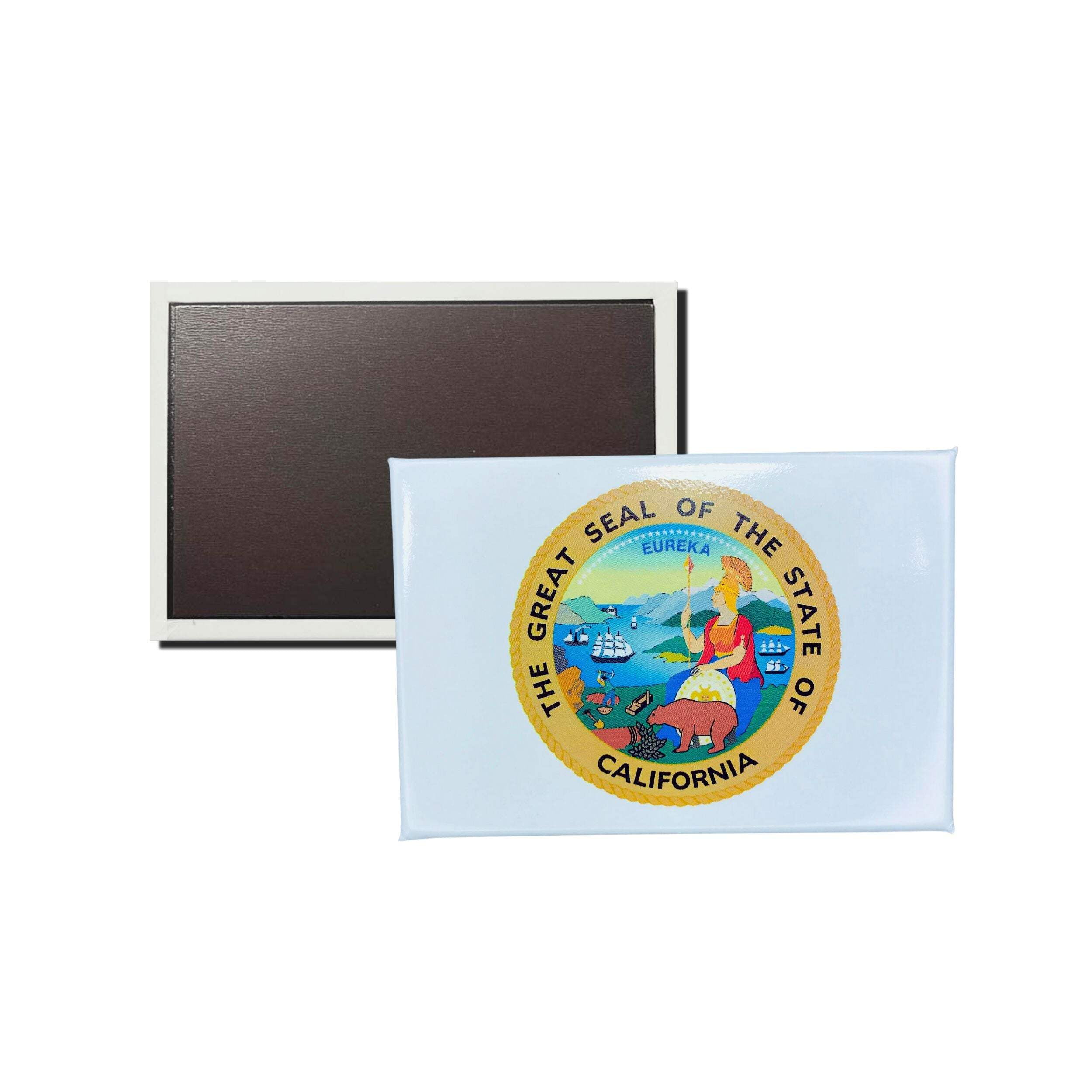 Horizontal Magnet - State Seal California - USA | Refrigerator Decor ...
