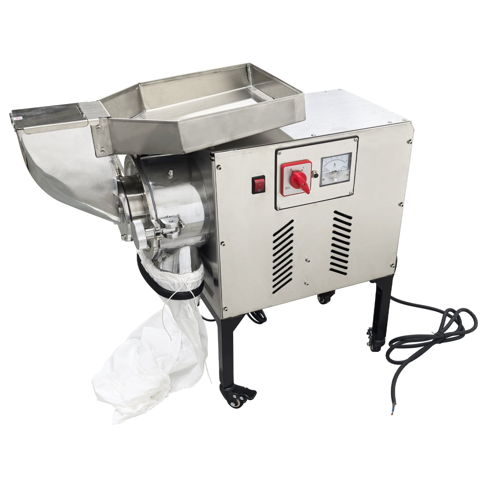 Horizontal Pulverizer Grinder Continuous Feeding Type Grain Herb Mill ...