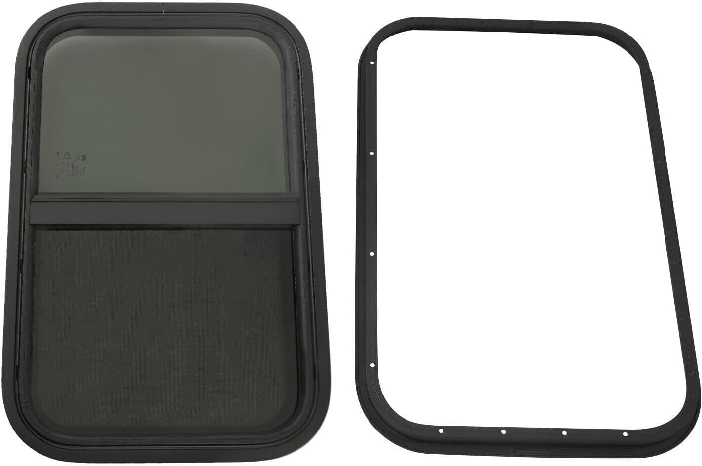 Horizontal RV Window, 24" W x 15" H Replacement RV Windows Tinted ...