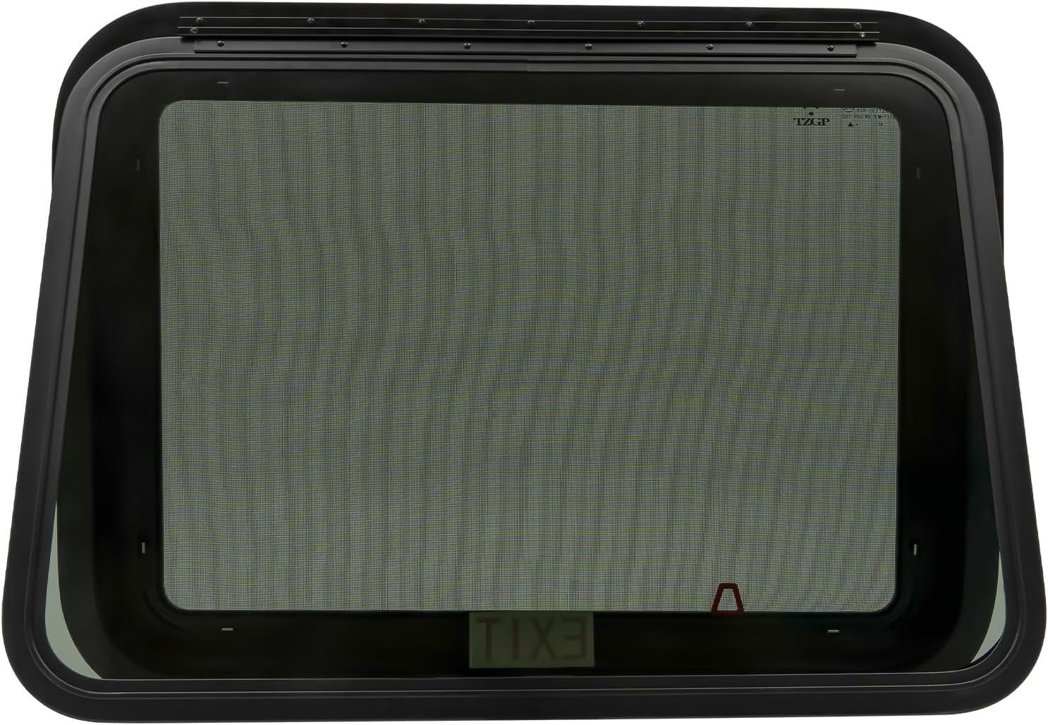 Horizontal RV Window, 42” W X 12” H Tinted Sliding Camper Window withTrim Ring RV Door Window ...