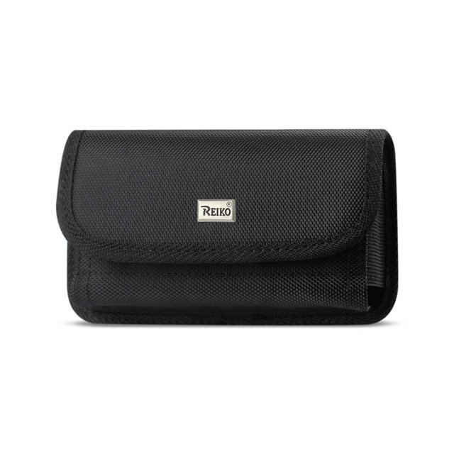 Horizontal Rugged Pouch With Velcro In Black (5.8x3.2x0.7 Inches ...