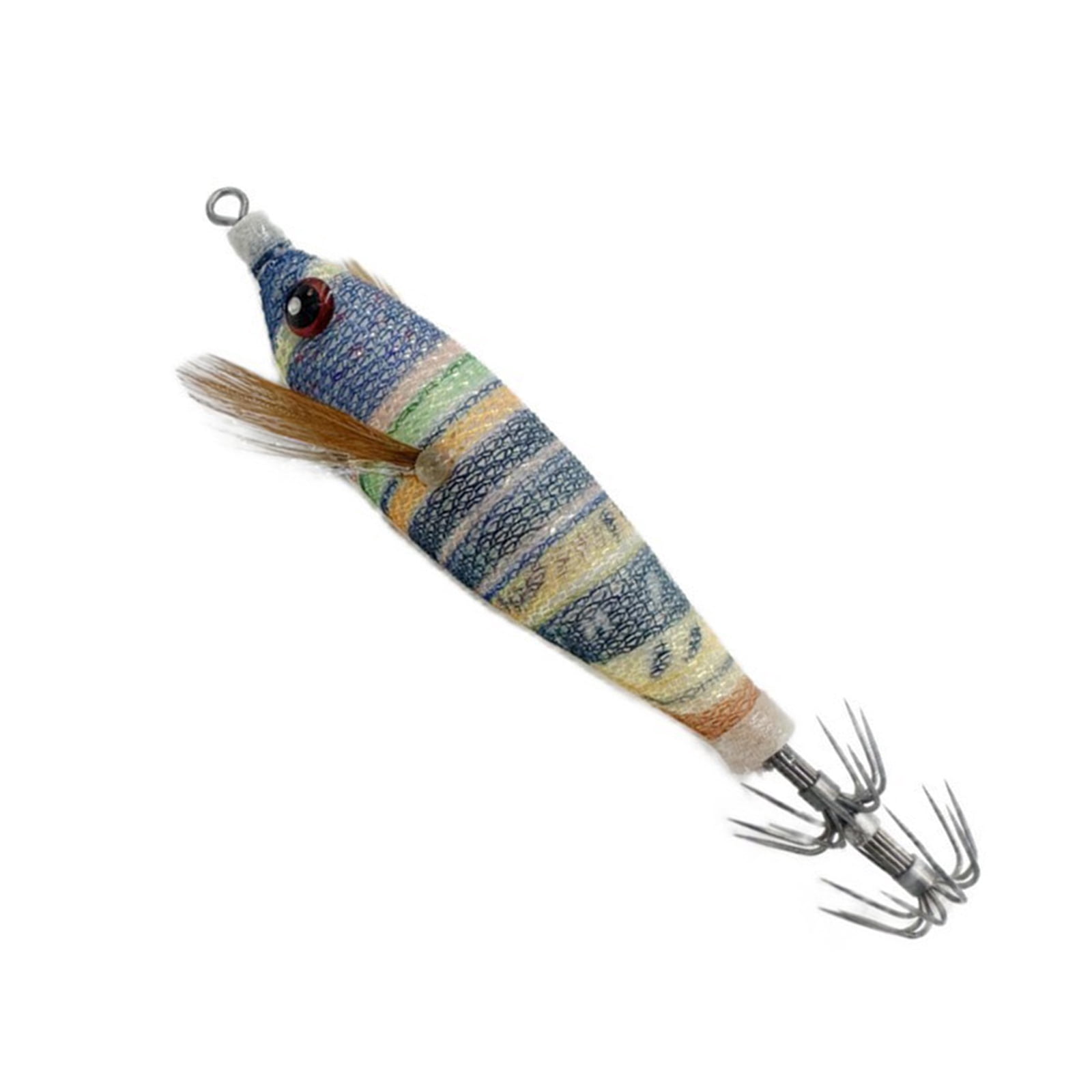 Horizontal Shrimp Hook Simulation Shrimp Fishing Lures Baits with Hooks ...